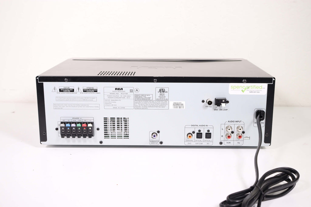 RCA RT2770R Audio Receiver Home Stereo System (NO REMOTE)
