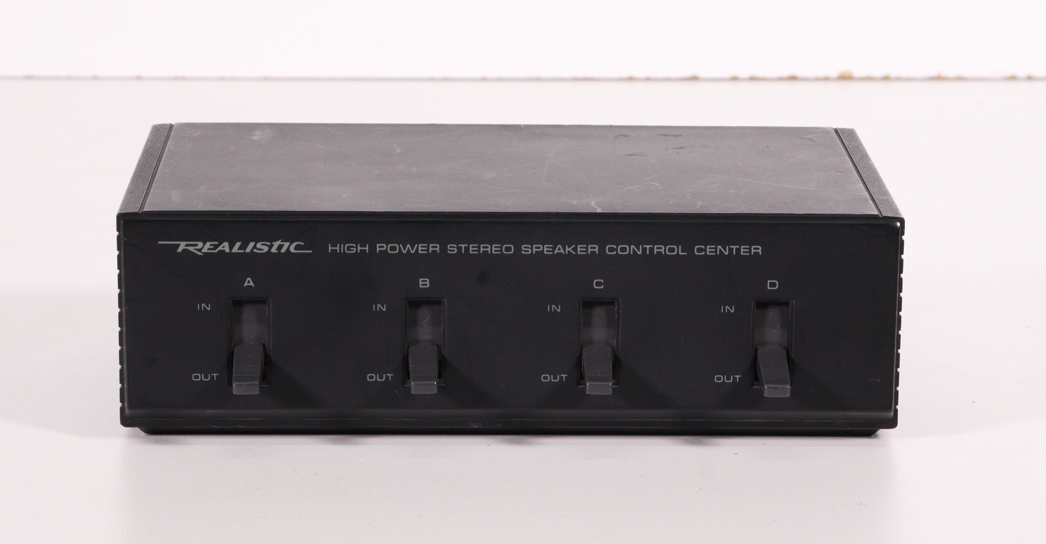 REALISTIC High Power Stereo Speaker Control Center CAT. NO. 40-136 ...