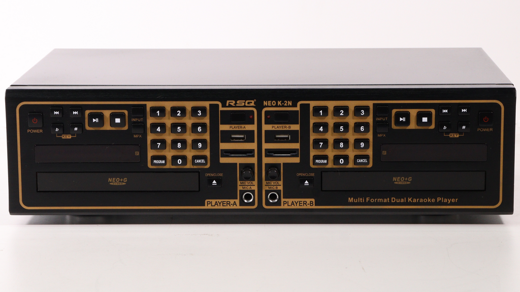 RSQ NEO K-2N Multi Format Dual Karaoke Player (With Remote)