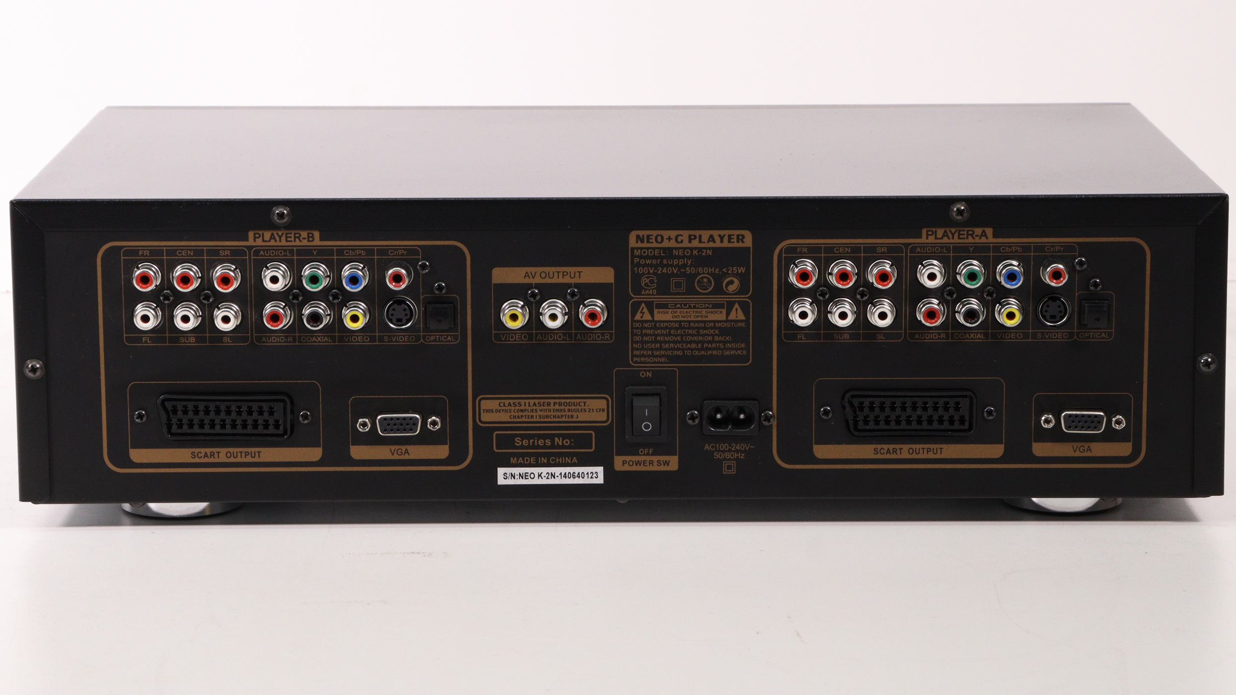 RSQ NEO K-2N Multi Format Dual Karaoke Player (With Remote) — SpenCertified