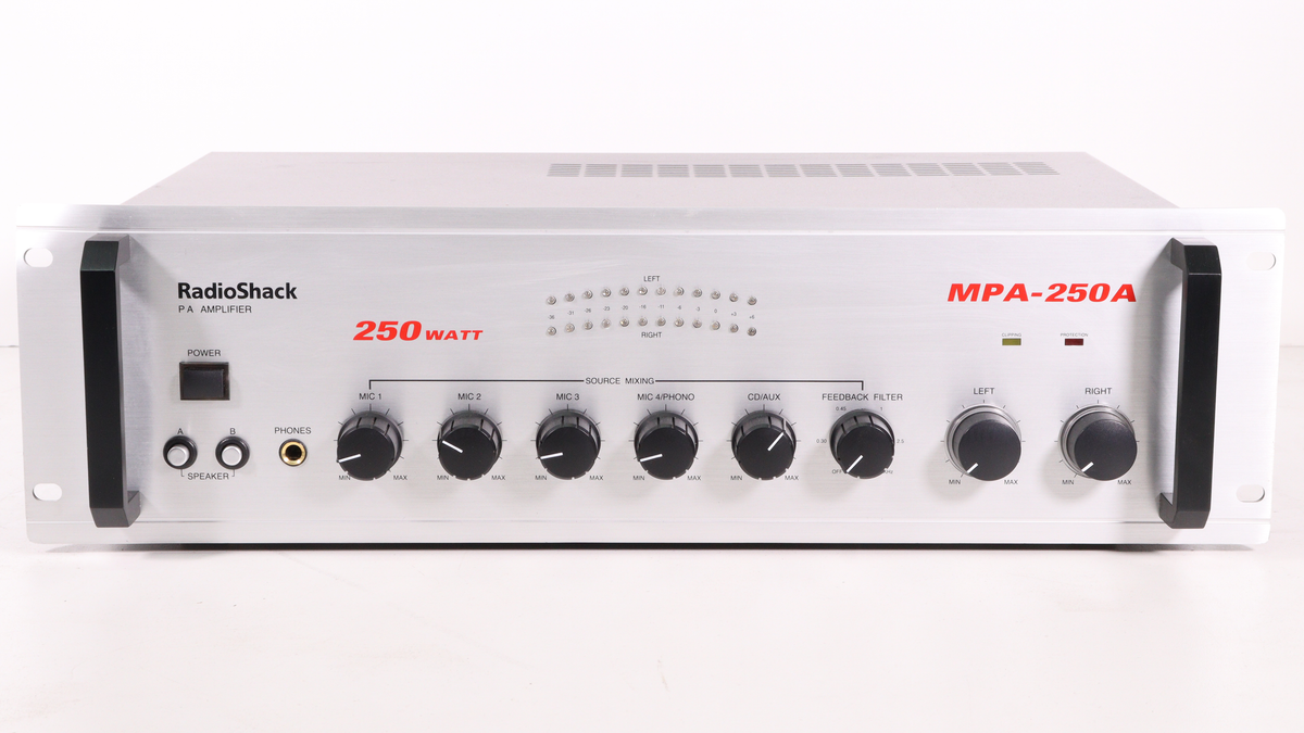 RadioShack PA Amplifier MPA-250A — SpenCertified