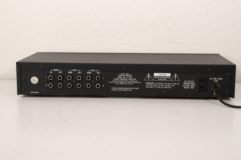 Realistic 31-2010 Stereo Frequency Equalizer 12 Band EQ