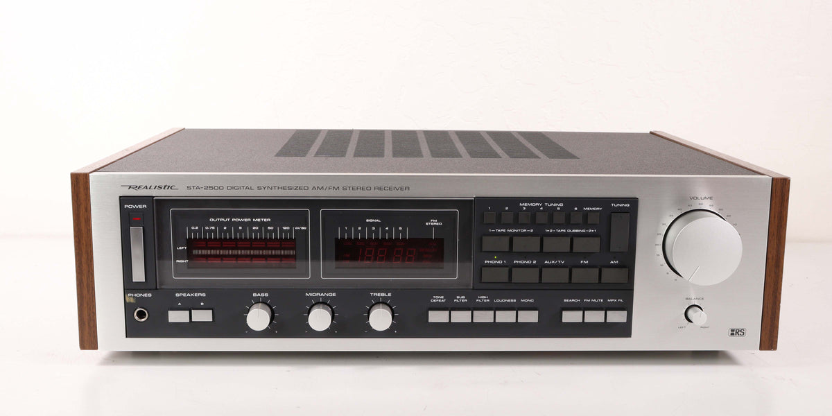 Realistic STA-2500 Digital Synthesized AM/FM Stereo Receiver ...