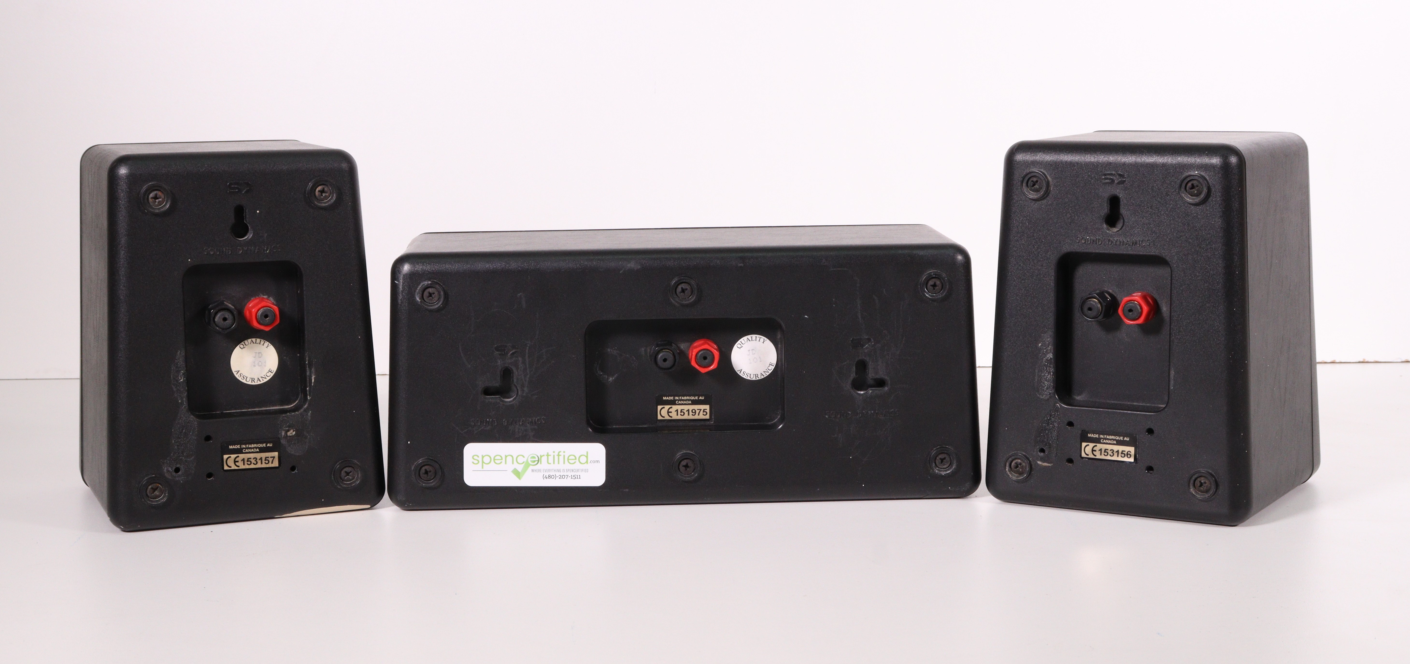 SD Sound Dynamics Speakers (Right, Left, and Center) — SpenCertified