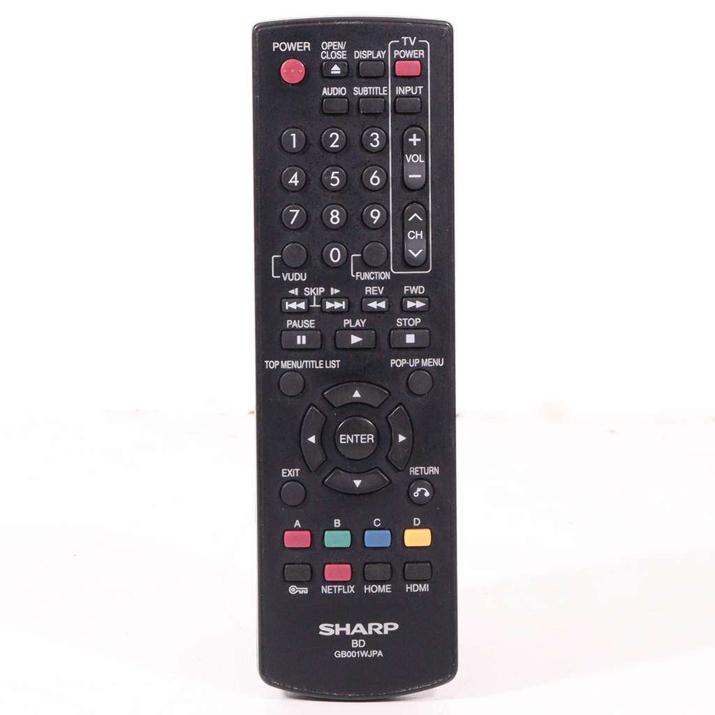 SHARP BD-AMS20 Blu-Ray/DVD Player (With Remote)