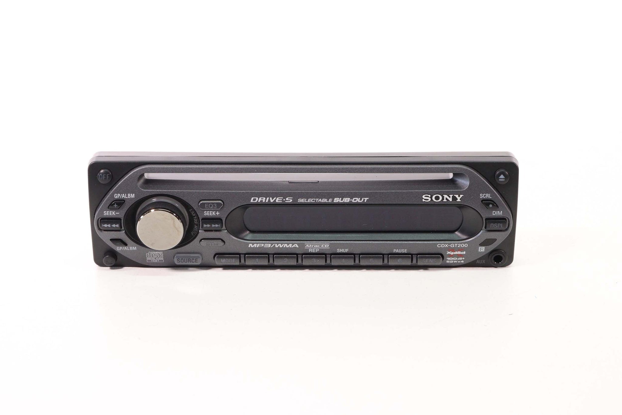 SONY CDX-GT200 FM/AM Compact Disc Player (With Remote)