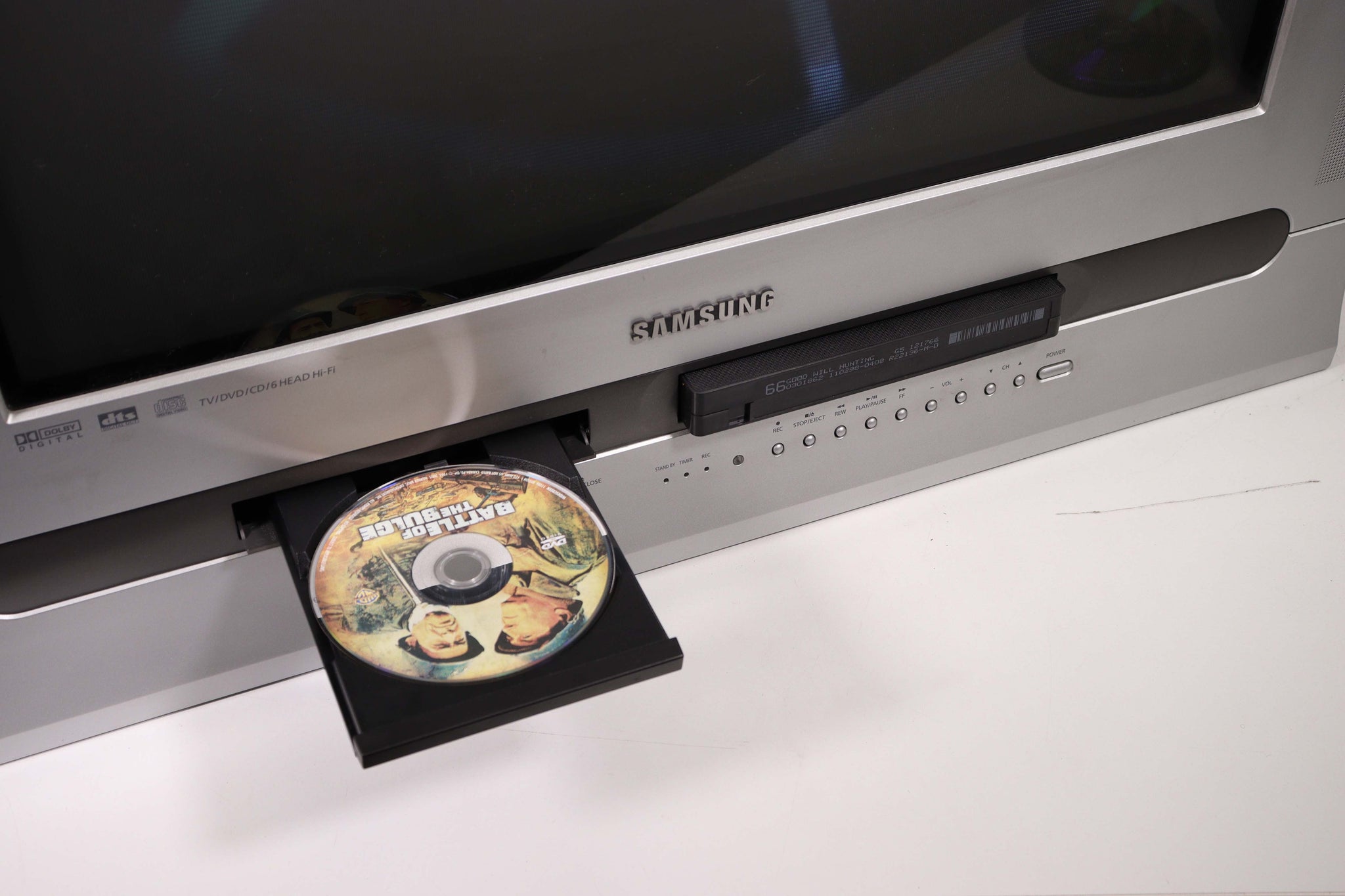 Samsung CXM2785TP Tube TV DVD VCR Combo Multi-System 27 Inches