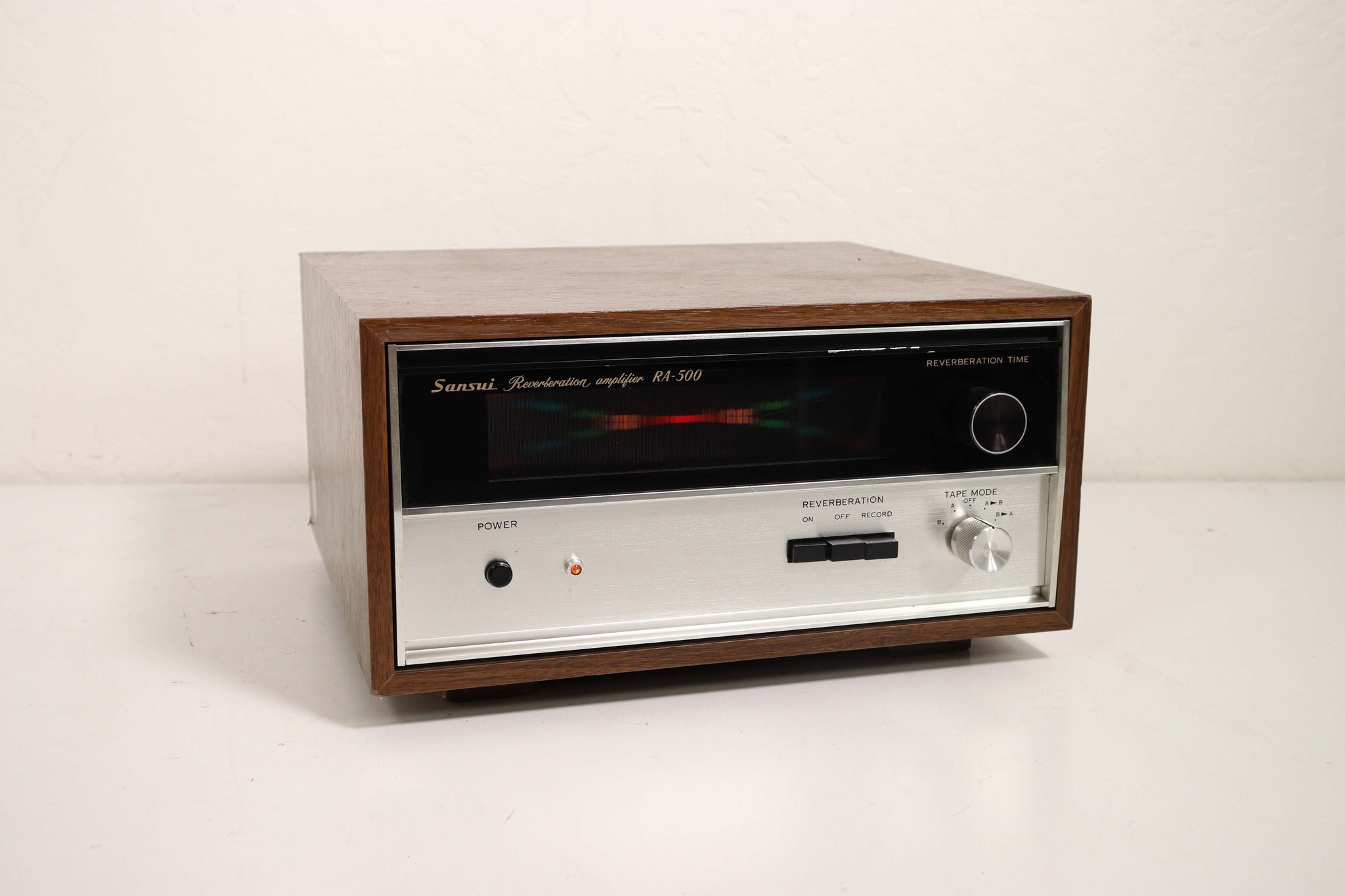 Sansui Reverberation Amplifier RA-500 w/ Wood Case