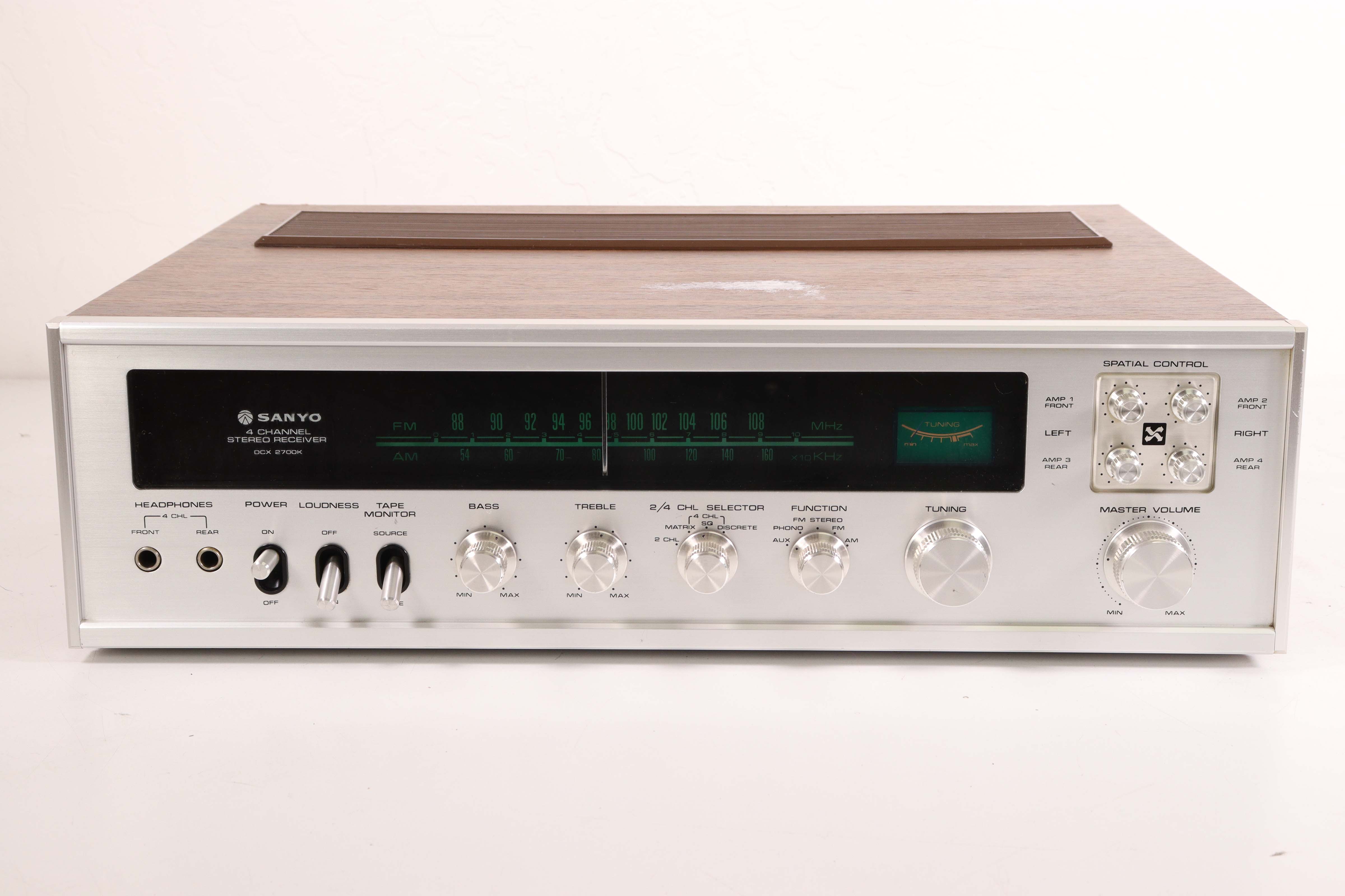 Sanyo DCX 2700 K 4 Channel Quadraphonic Stereo Receiver Amplifier Audi