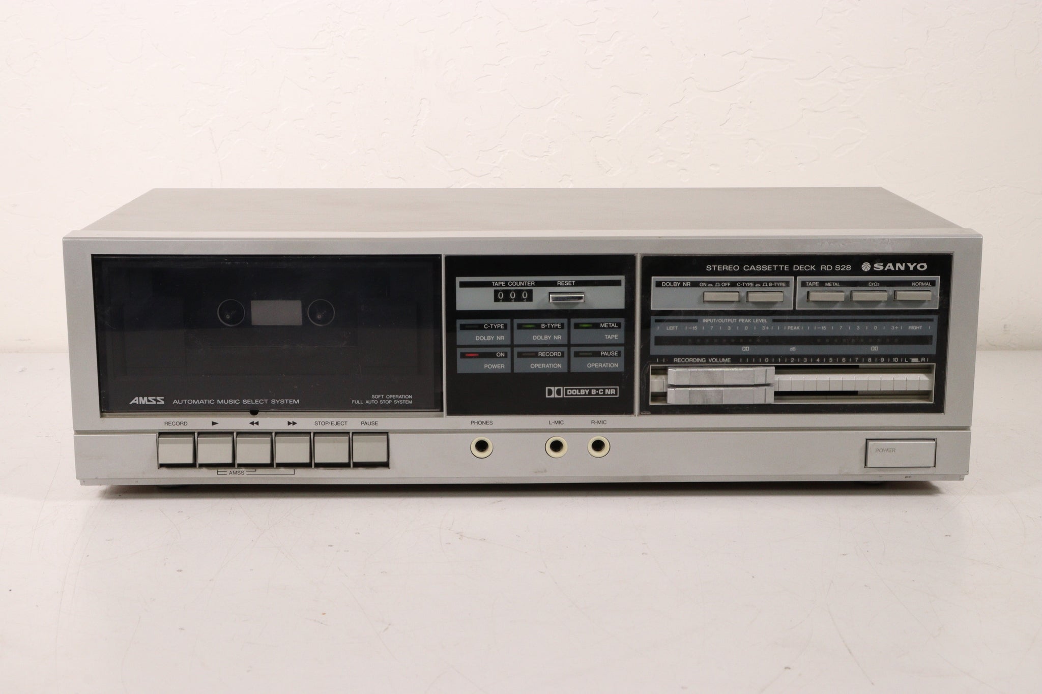 Sanyo RD S28 Cassette Deck Recorder