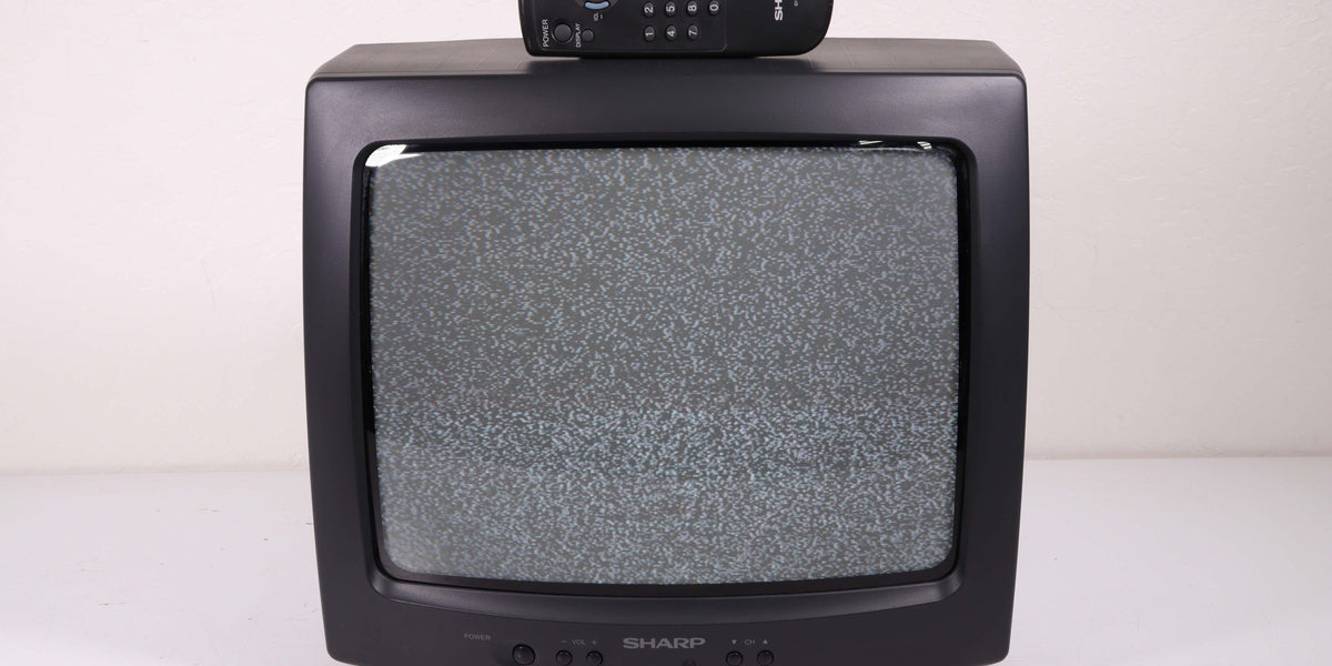 Sharp 13G-M60 13 Inch Small Tube TV Vintage — SpenCertified