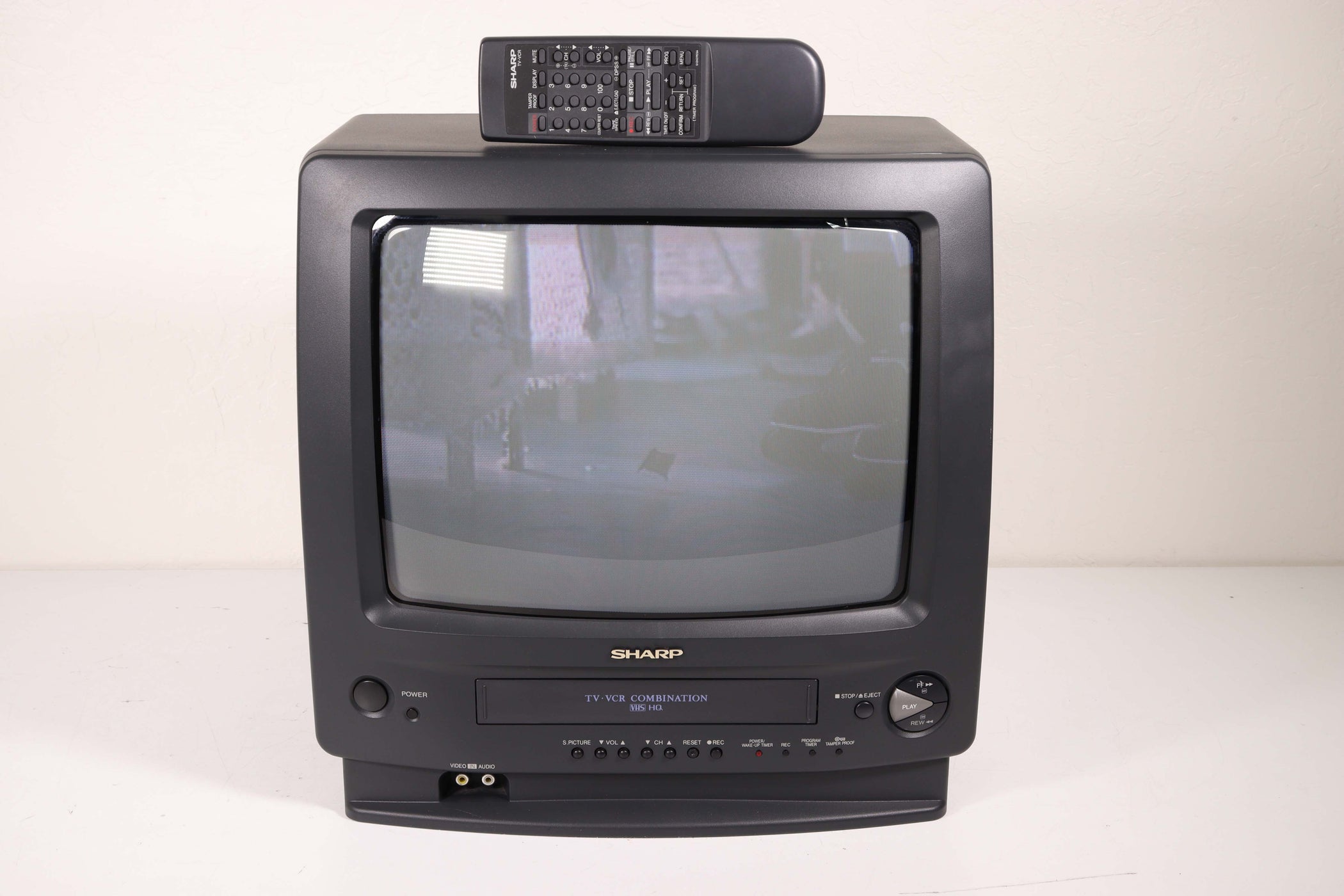 Sharp 13VT-H60 13 Inch Home Tube TV VCR VHS Player Combination ...