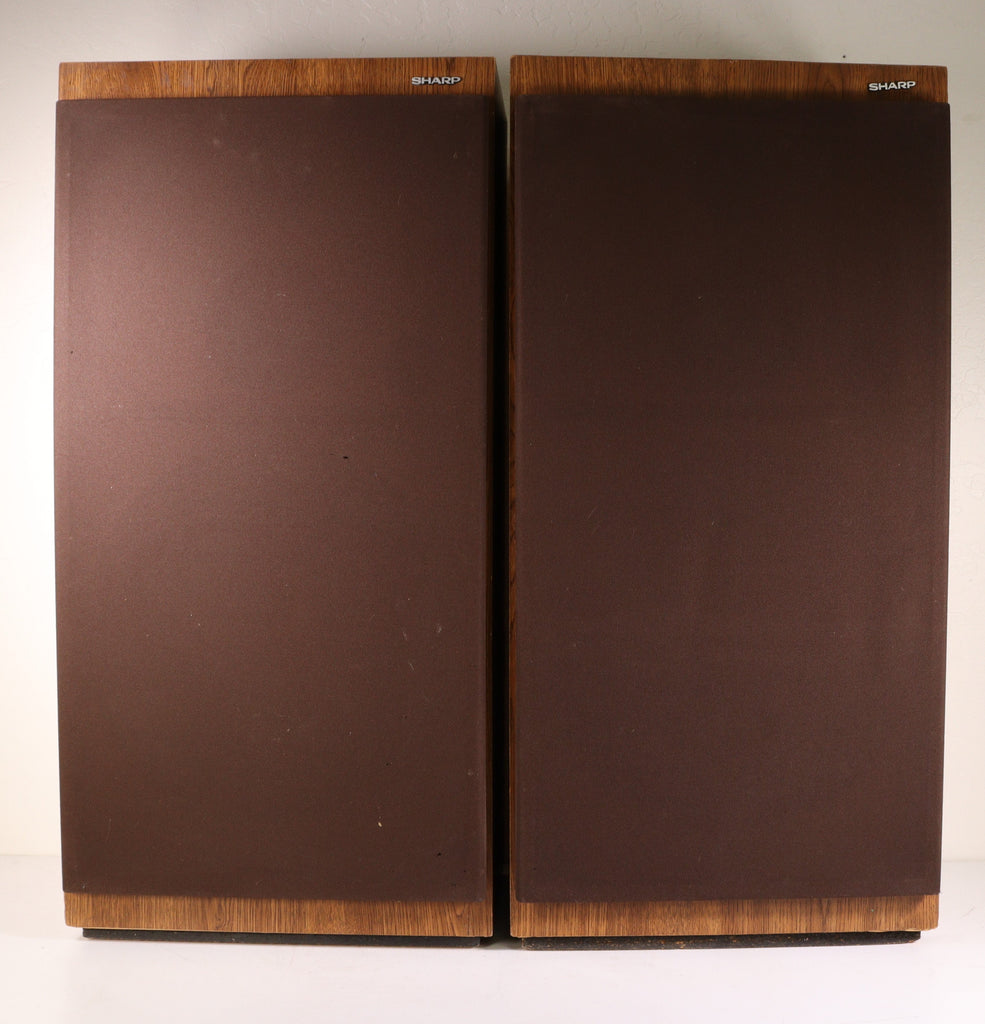 Sharp CP-8620 Large Tower Speaker Pair 8 Ohms 120 Watts