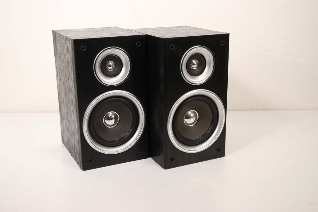 Sharp CP-DK255 Bookshelf Speaker Pair System Small 2 Way 6 Ohms 50-100