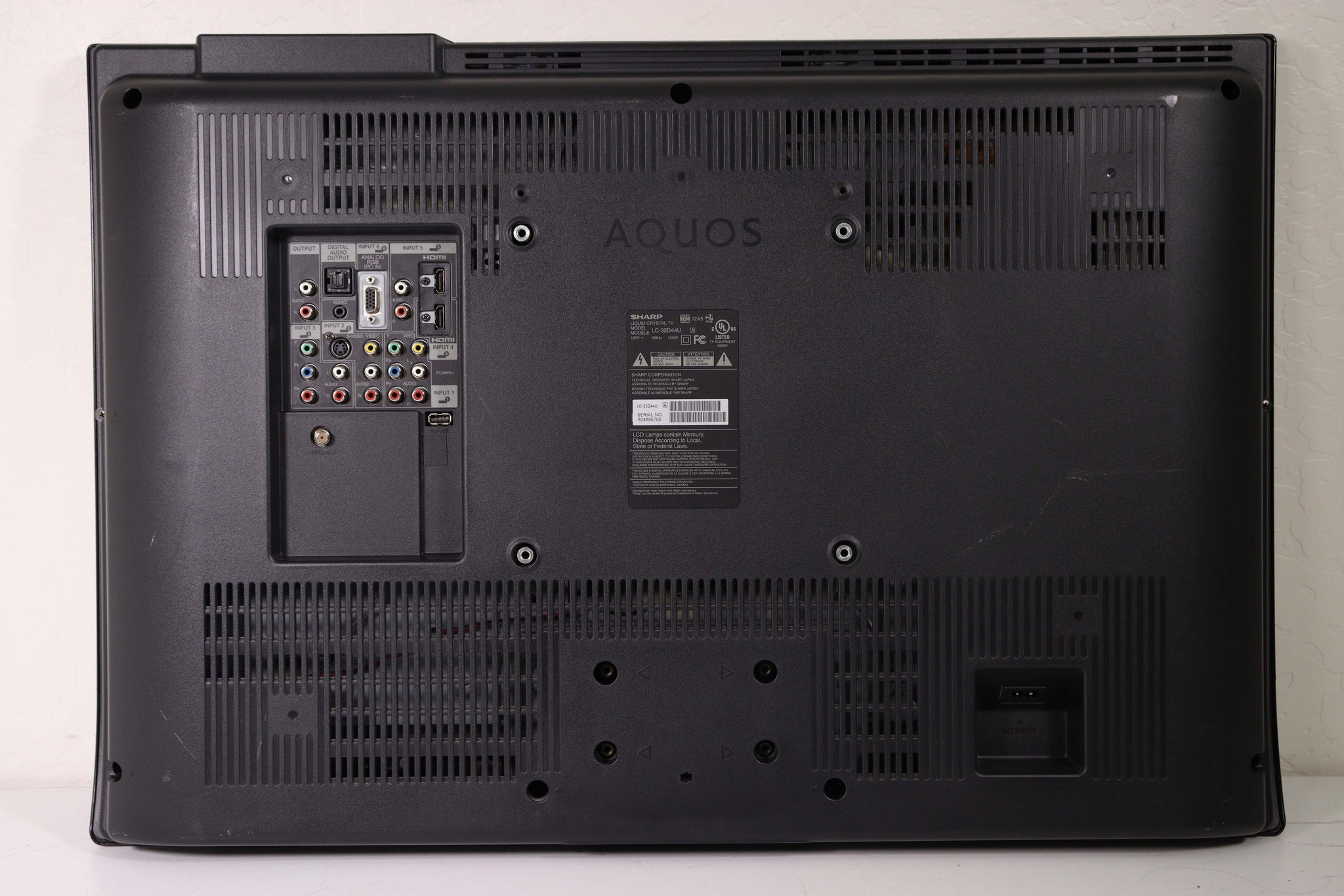 Sharp Liquid Crystal TV LC-32D44U 32 Inch Screen Television (NO STAND