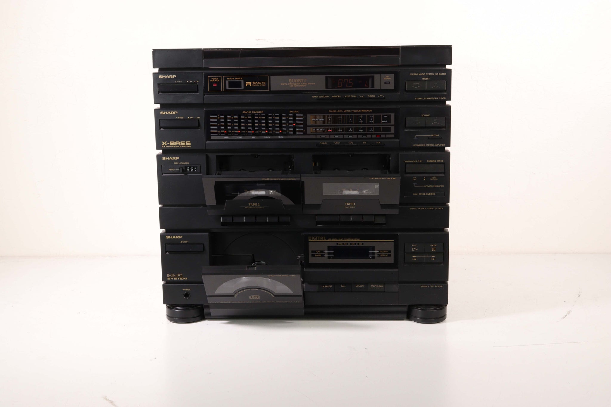 Sharp SG-950CD Integrated Stereo Music System (Full Set)