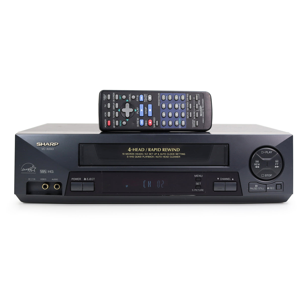 Sharp VC-A593 VCR / VHS Player — SpenCertified