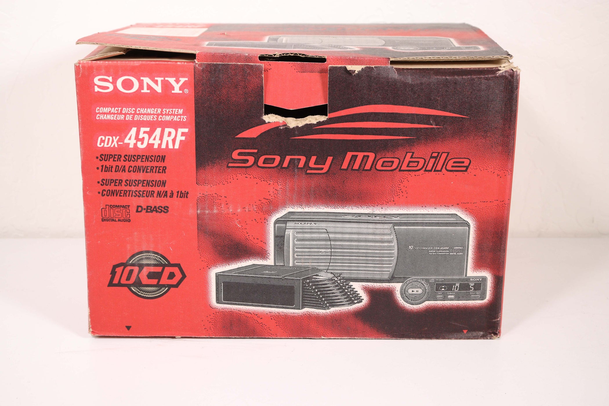 Sony 10-Disc CD Player Changer for Car Stereo CDX-454RF — SpenCertified