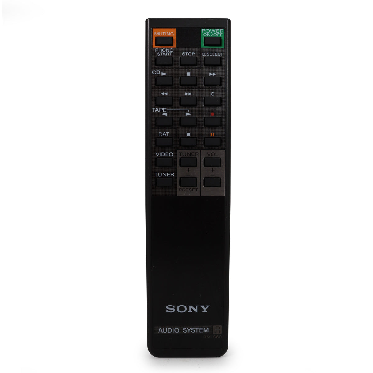 Sony Audio System Remote Control RM-S60 — SpenCertified