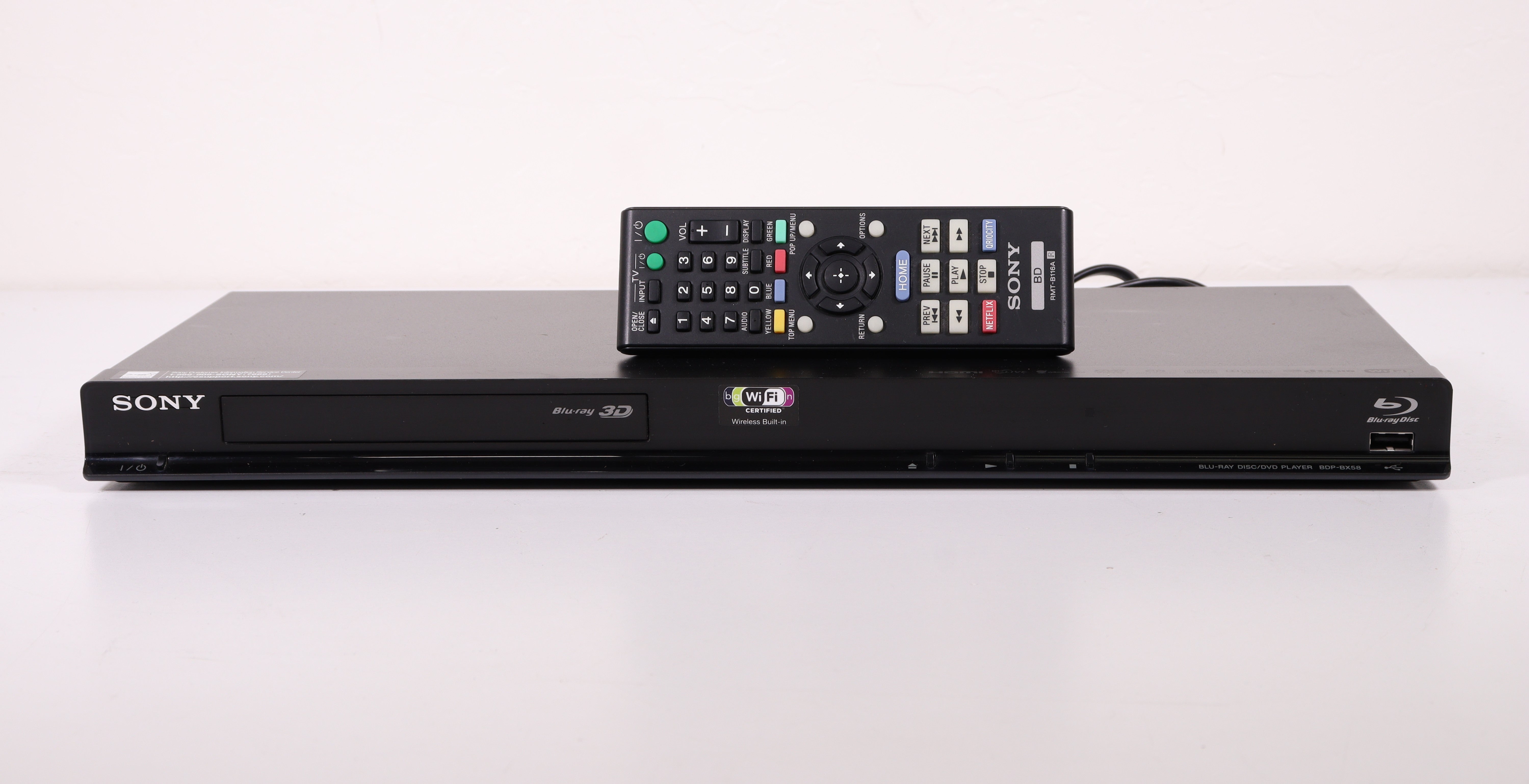 Sony BDP BX58 Blu Ray Disc DVD Player WiFi 3D sony-bdp-bx58-blu-ray-disc-dvd-player-wifi-3d