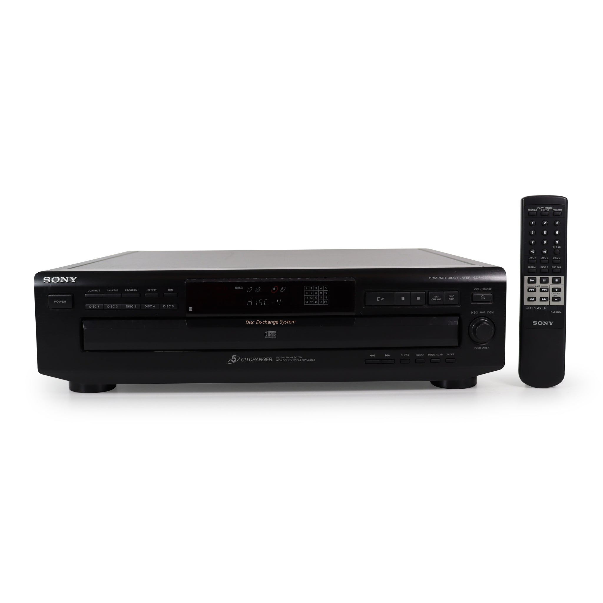 Sony CDP-C260Z 5-Disc Carousel CD Changer Disc Ex-Change System High D ...