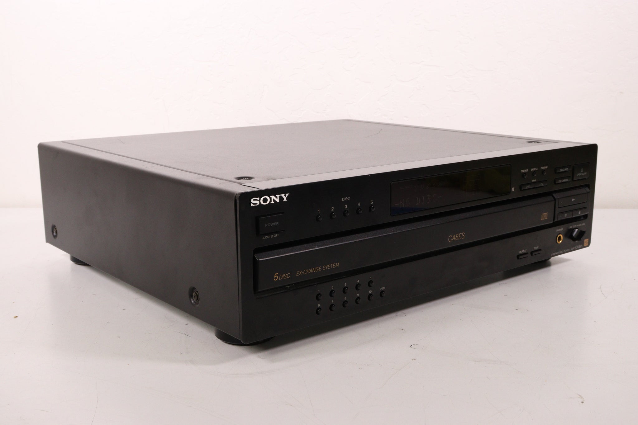 Sony CDP-CA8ES 5 Disc Carousel CD player (No Remote) (AS IS)