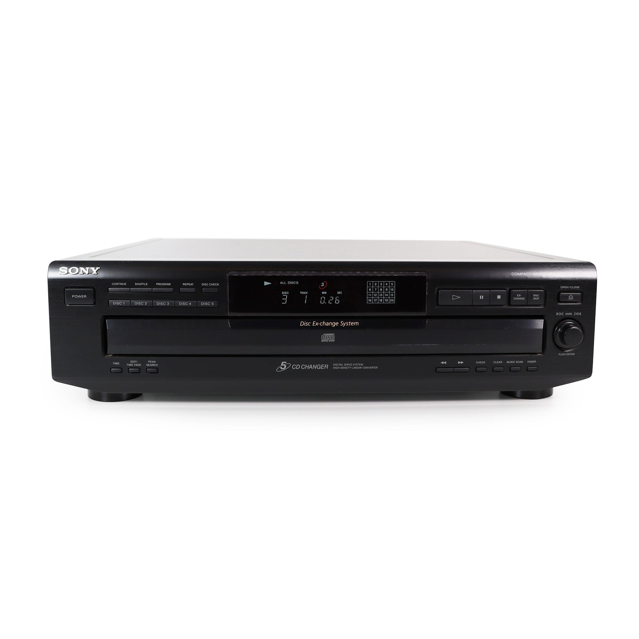 Sony CDP-CE215 5-Disc Carousel Compact Disc CD Changer