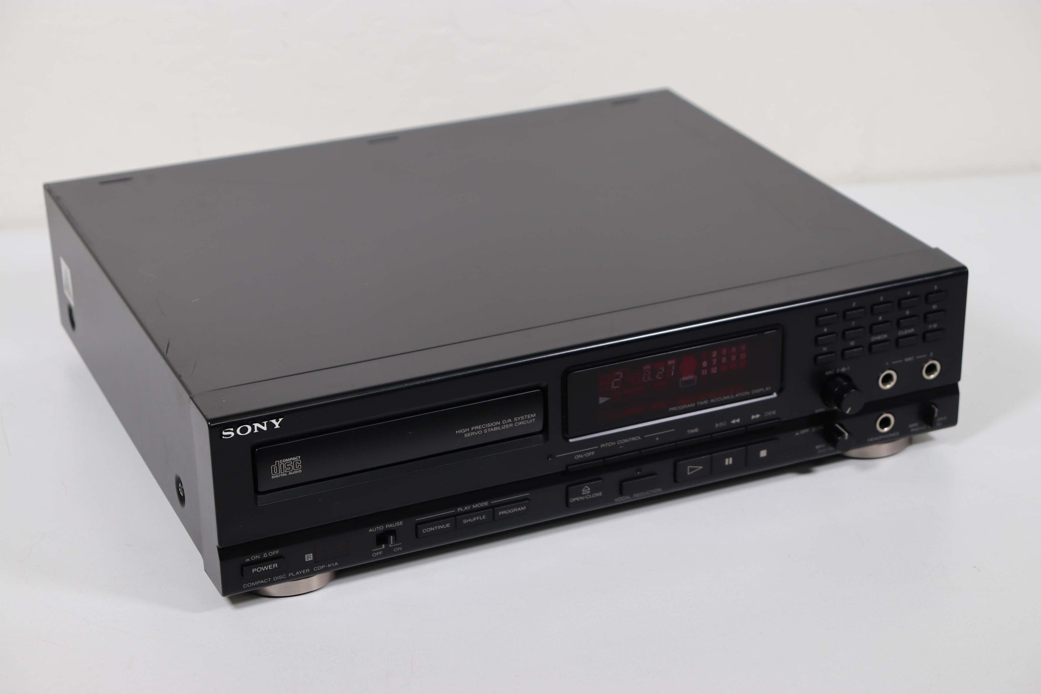 Sony CDP-K1A Compact Disc Player Vintage Karaoke Player