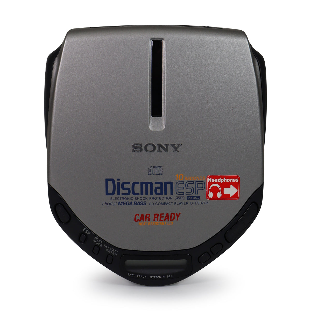 Sony D-E307CK CD Discman Player Grey Digital Mega Bass Electric Shock ...