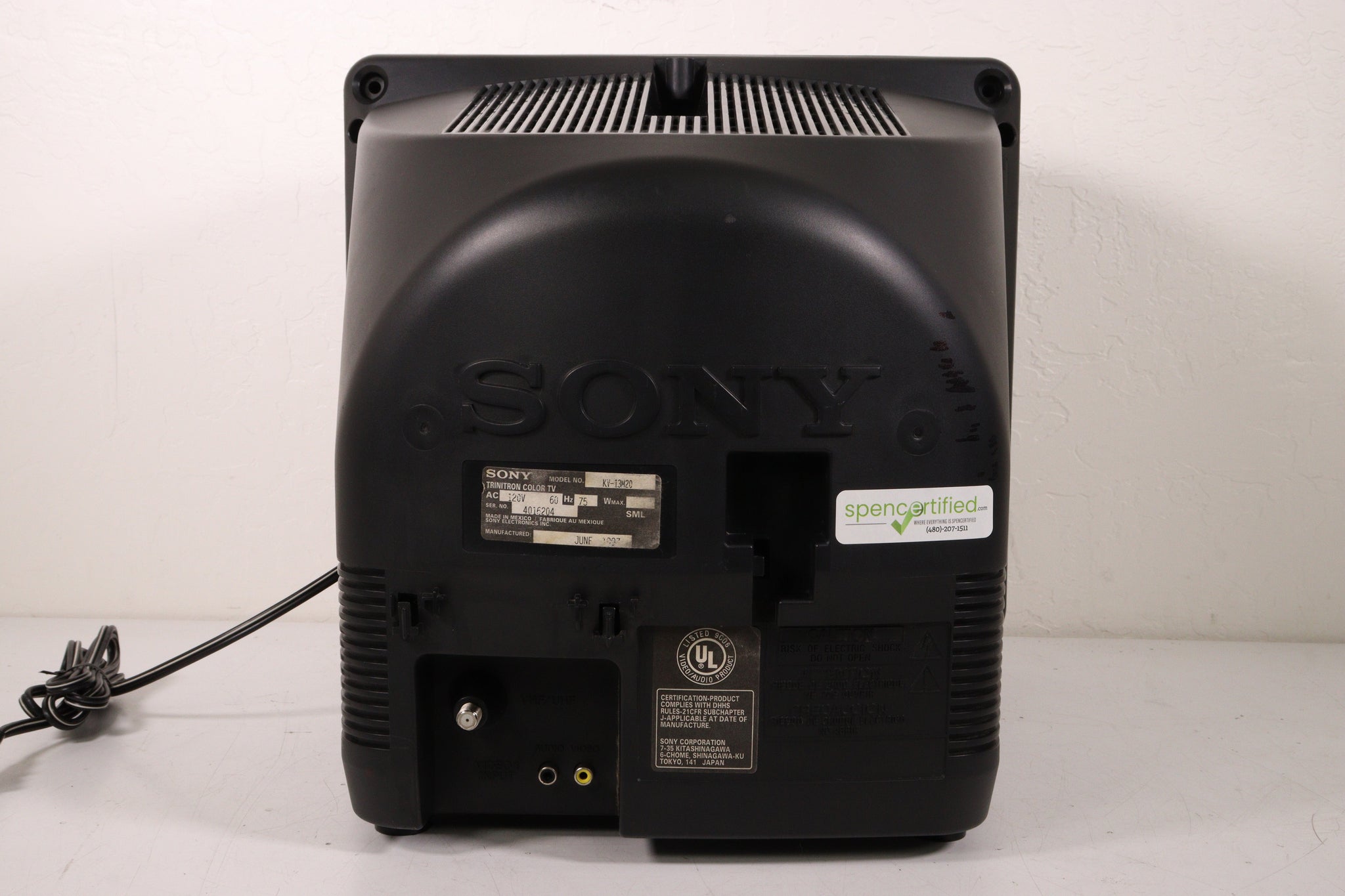 Sony KV-13M20 Tube TV Trinitron (No Remote)