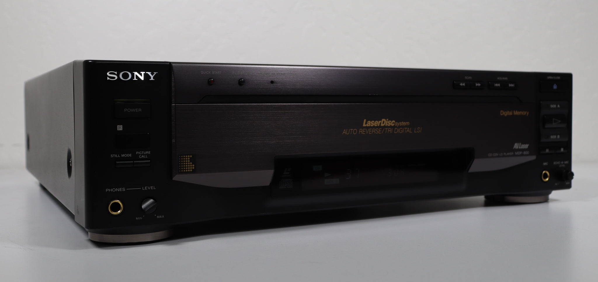 Sony MDP-800 CD CDV LD LaserDisc Player Home Video S-Video Made in Jap ...