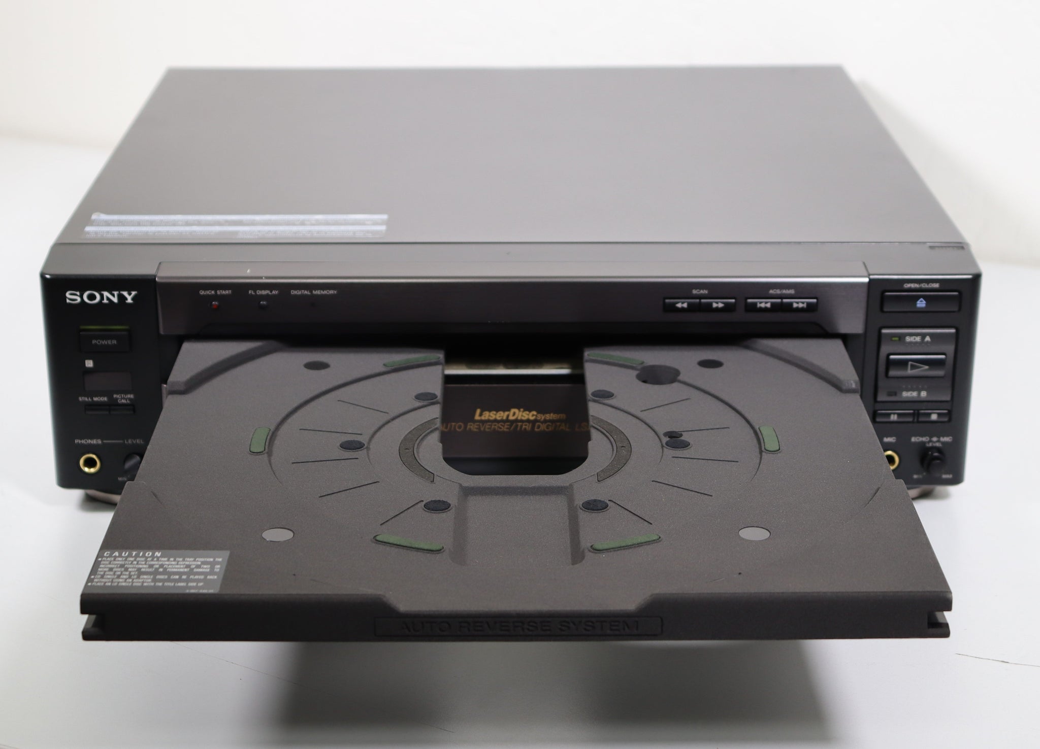 Sony MDP-800 CD CDV LD LaserDisc Player Home Video S-Video Made in Jap ...