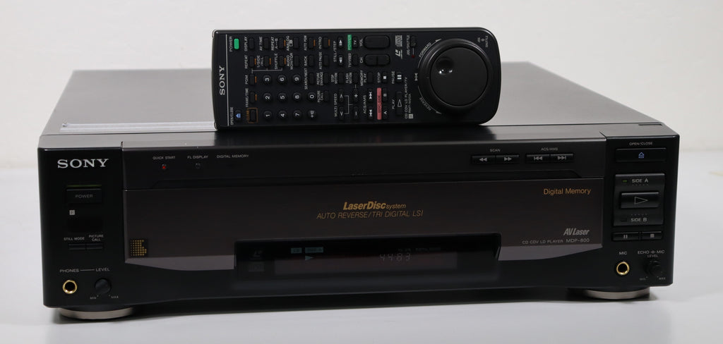 Sony MDP-800 CD CDV LD LaserDisc Player Home Video S-Video Made in Jap