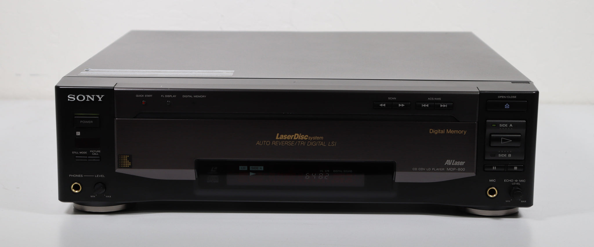 Sony MDP-800 CD CDV LD LaserDisc Player Home Video S-Video Made in Jap ...