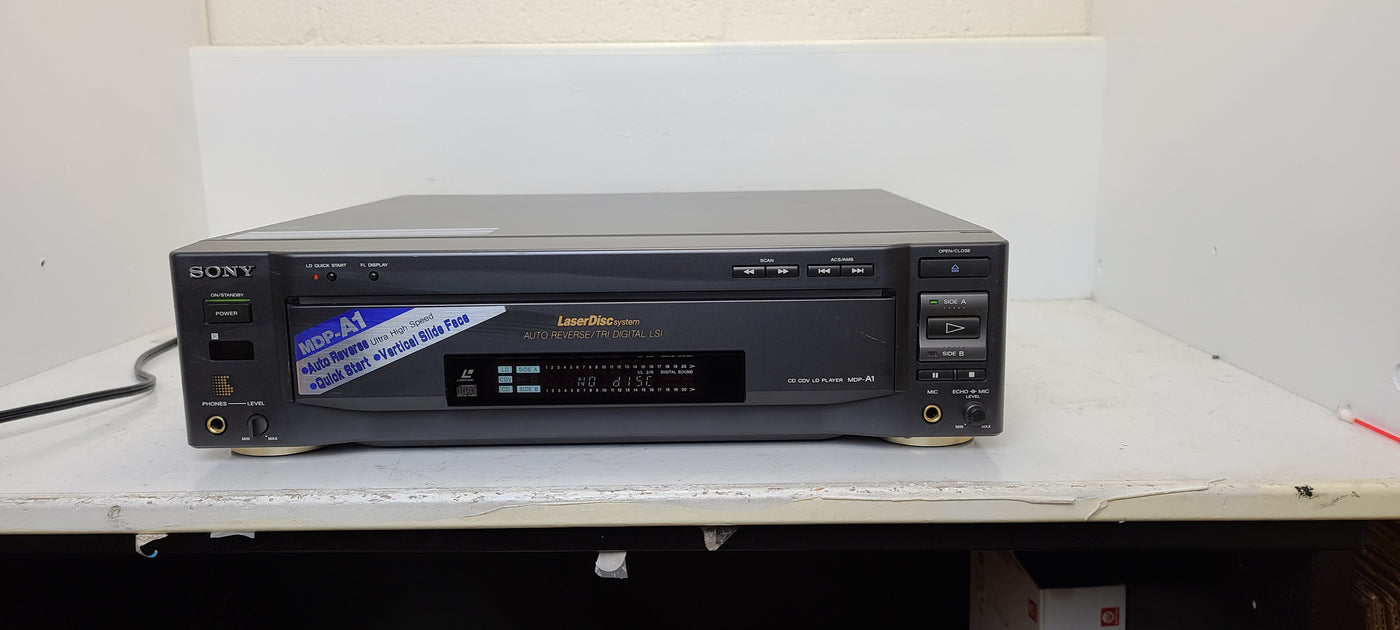 Sony MDP-A1 LaserDisc LD Player Vintage — SpenCertified