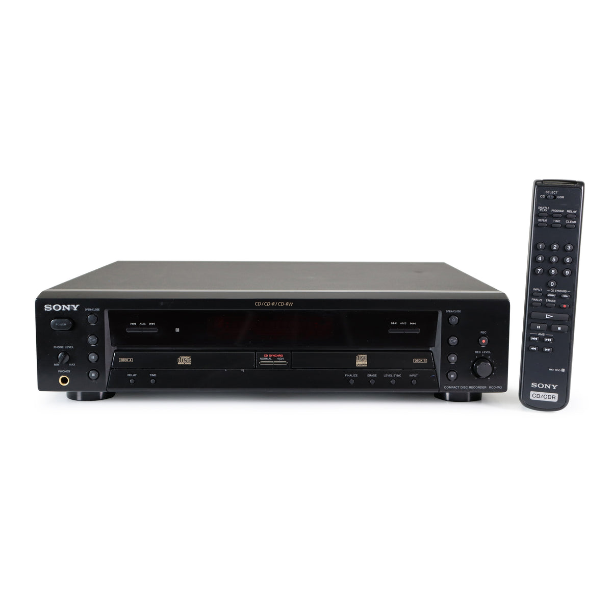 Sony RCD-W3 CD / CD-R / CD-RW Player Recorder — SpenCertified