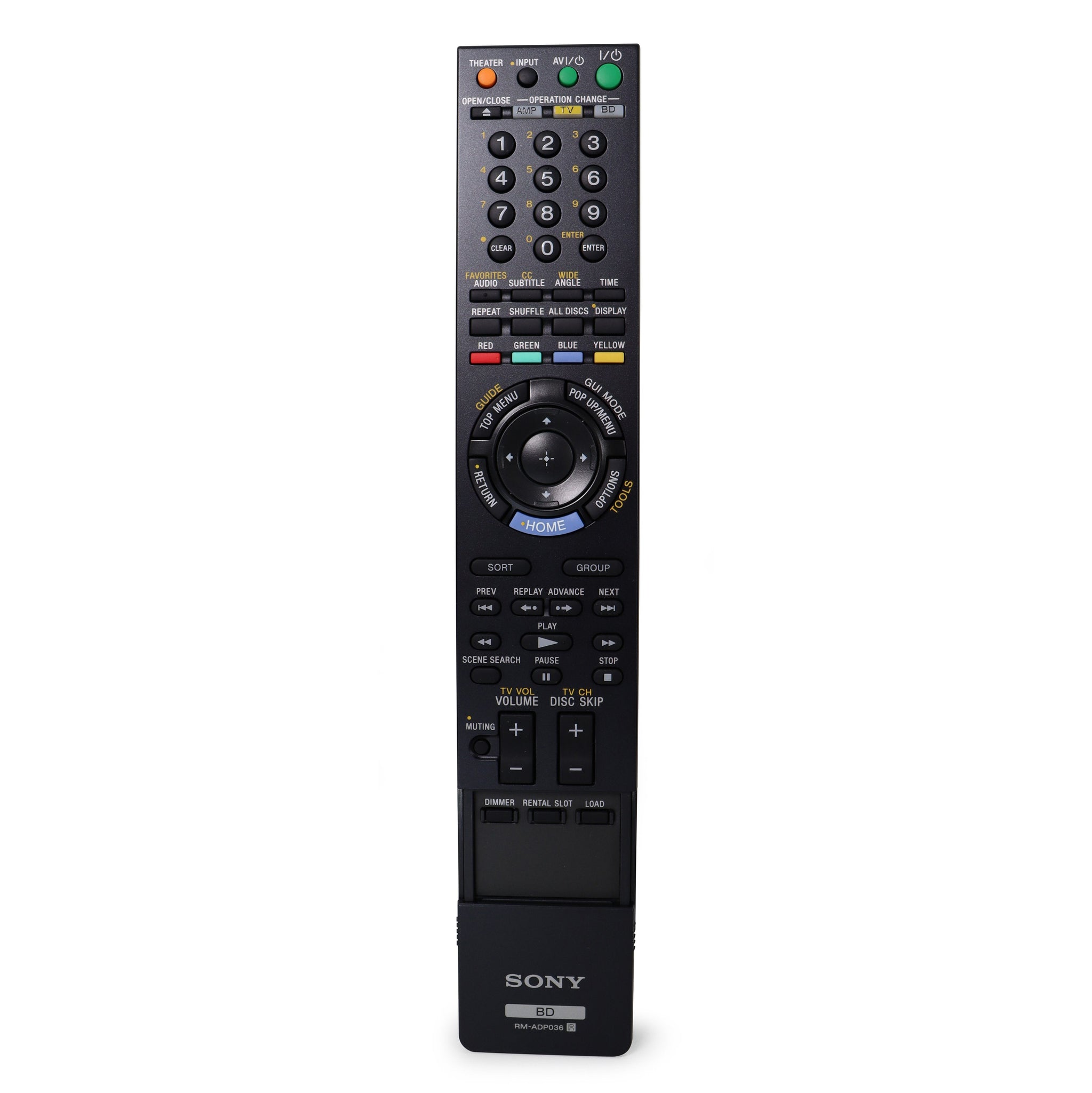 Sony RM-ADP036 Remote Control for Blu-Ray Carousel Disc Player BDP-CX9 ...
