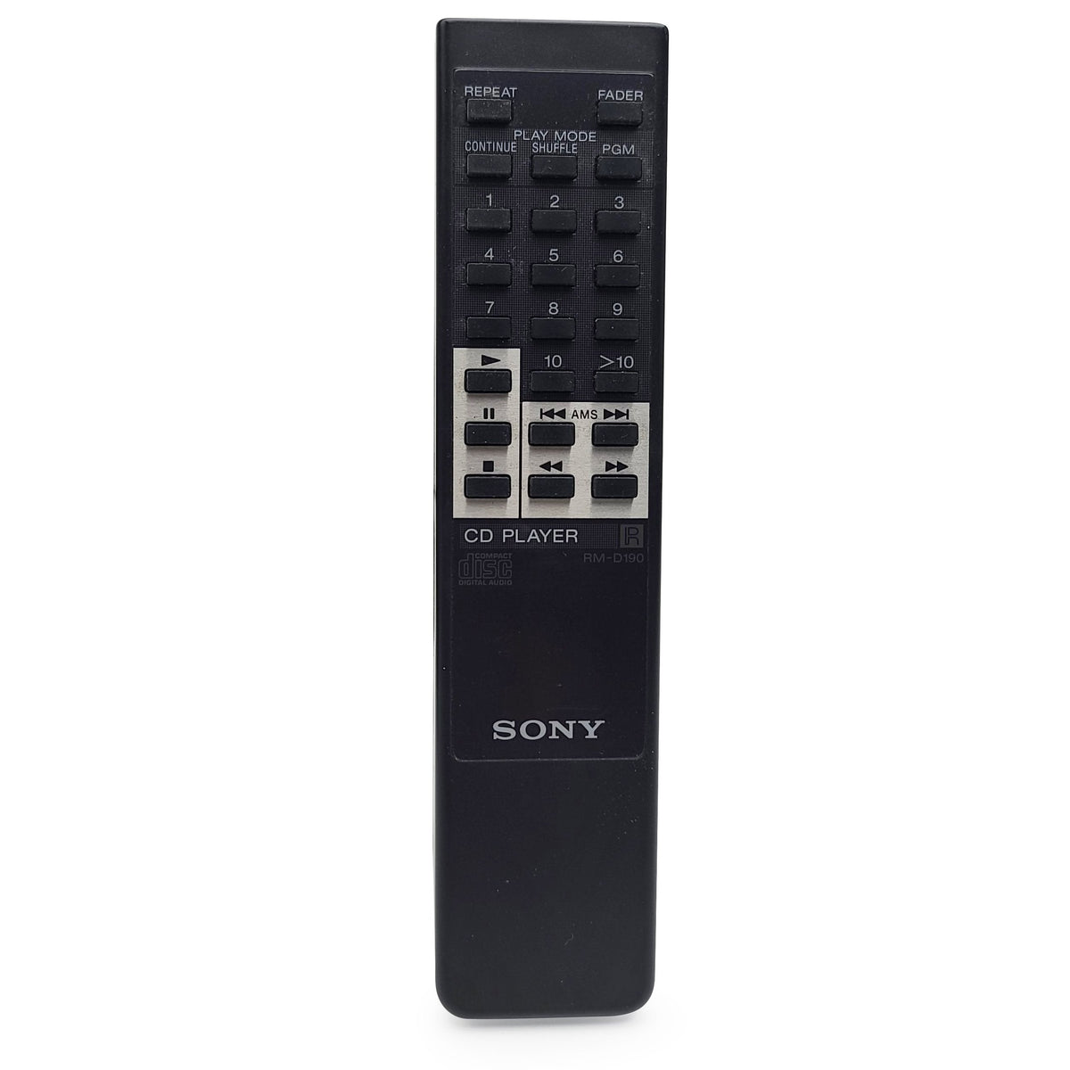 Sony RM-D190 Remote Control for CD Player CDP-391 and Other Models ...