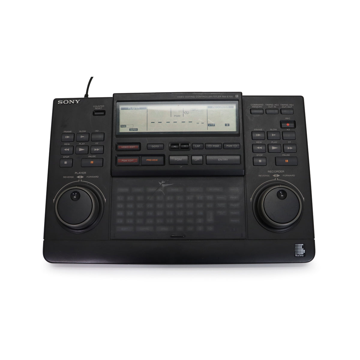 Sony RM-E700 Remote Control Video Editor Titling Titler System ...