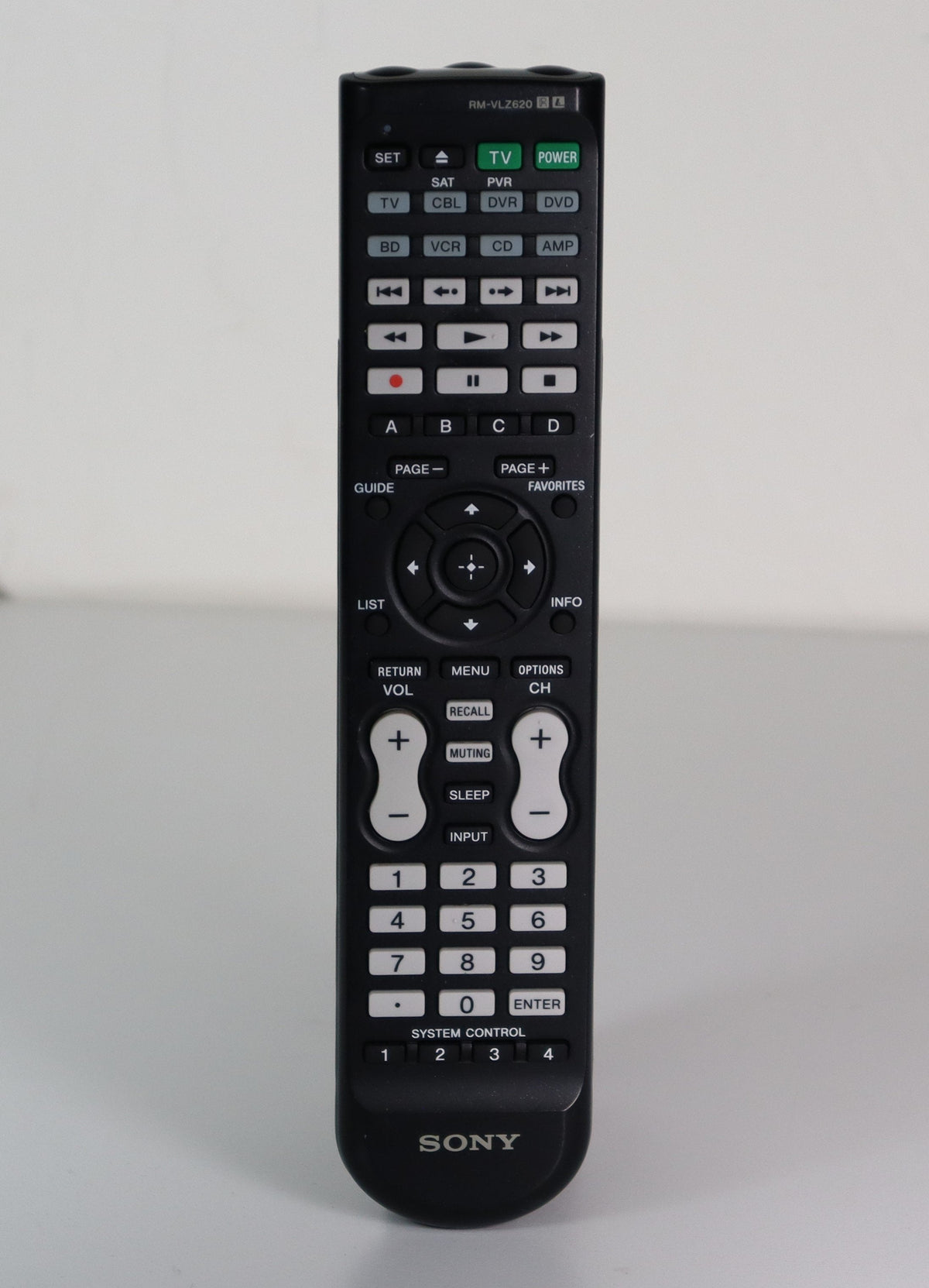 Sony RM-VLZ620 Universal Remote Control with Preprogrammed Coding ...