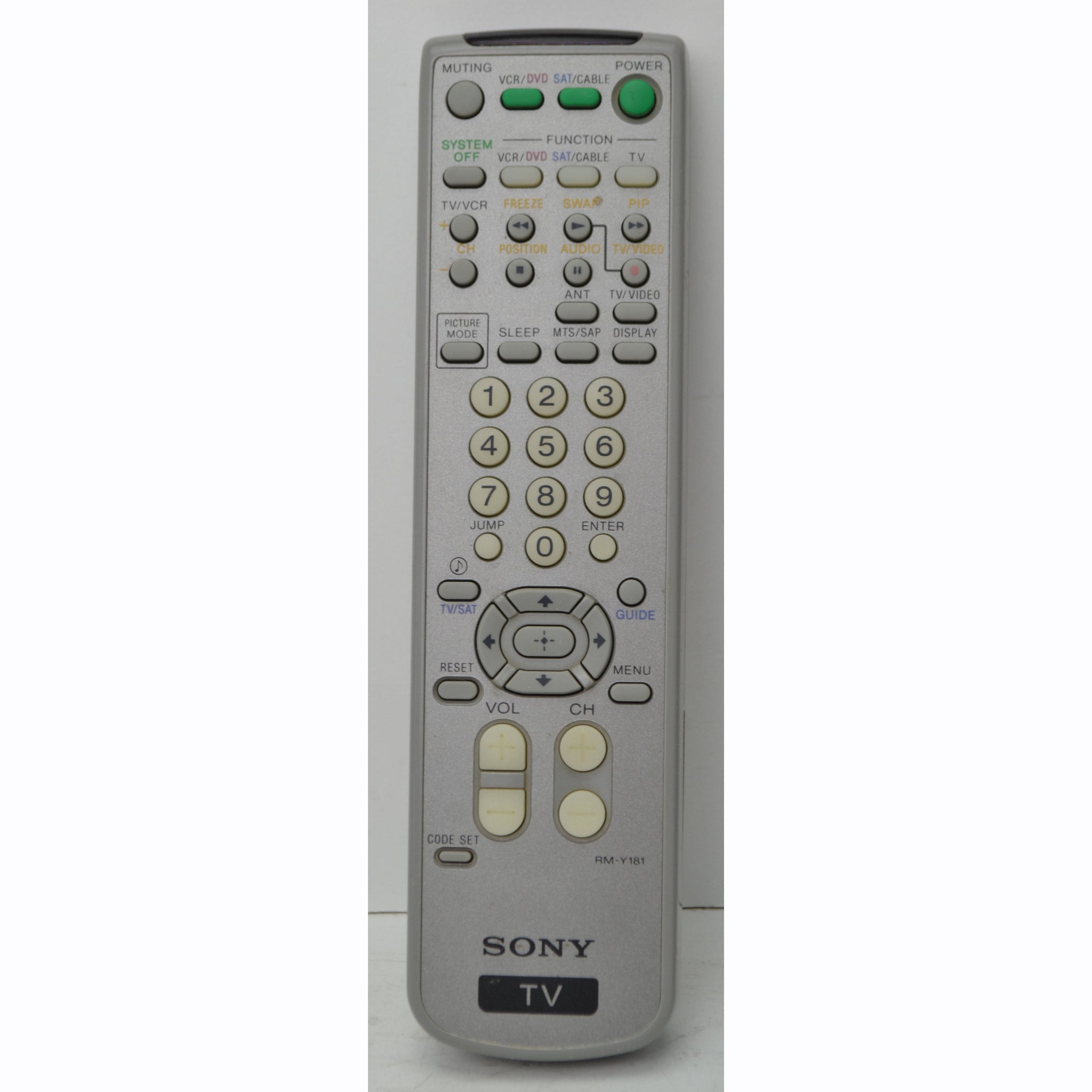 Sony RM-Y181 Television TV Remote Control KV-27FV17