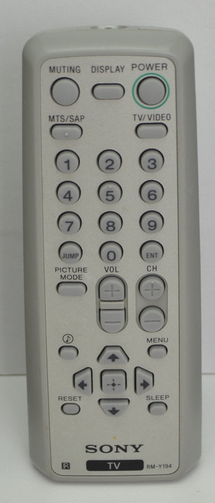 Sony RM-Y194 TV Television Remote Control KV-20FS120 KV-21FS120 KV-24F