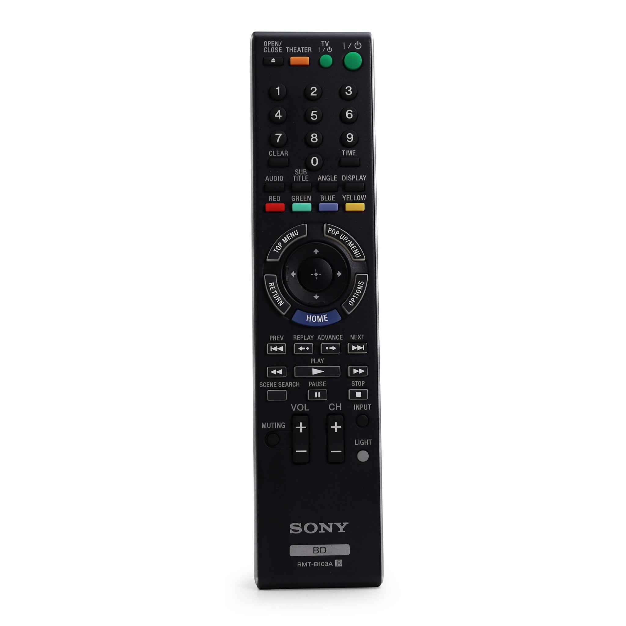 Sony RMT-B103A Remote Control For Sony Blu-Ray Player Model BDP-S350 ...