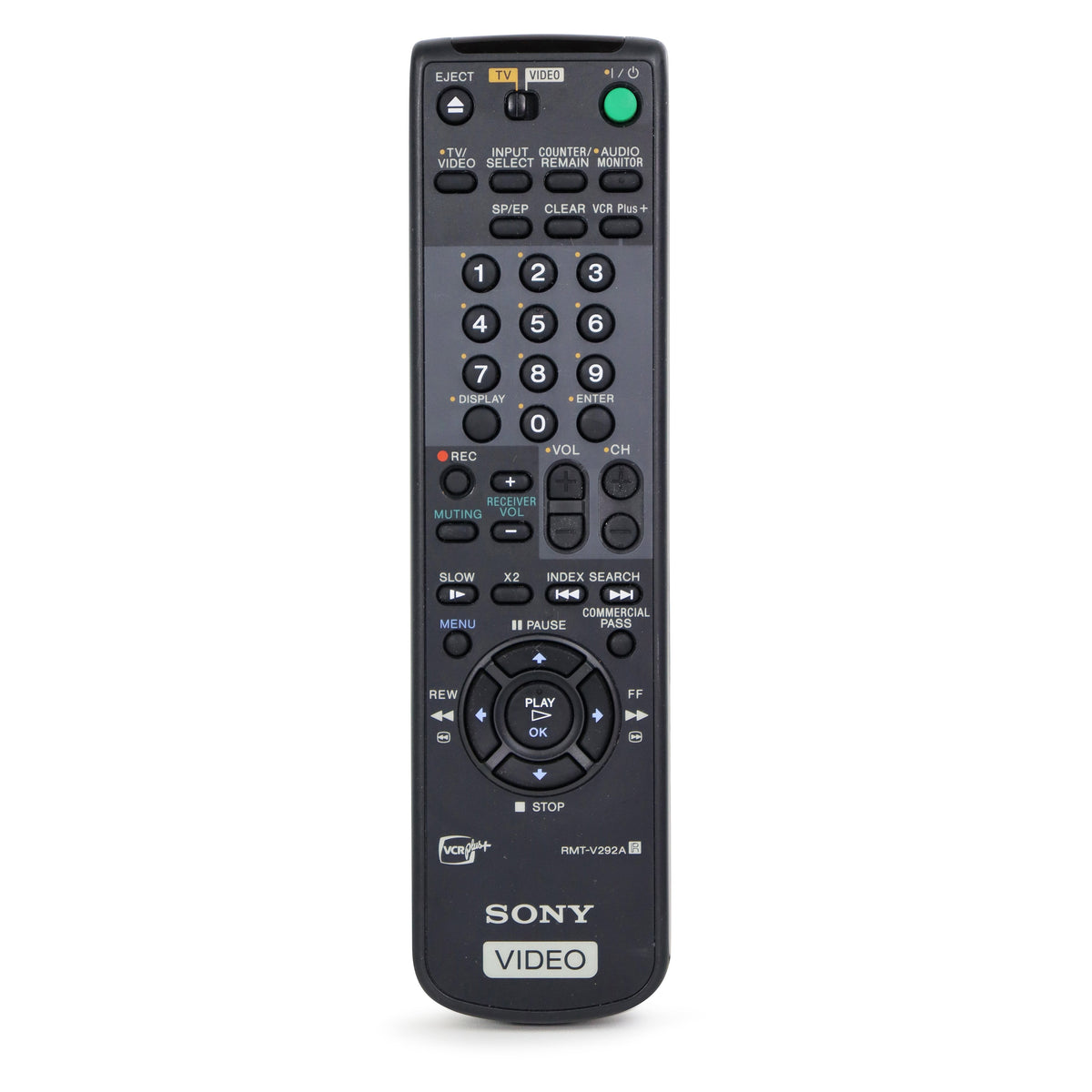 Sony RMT-V292A Remote Control for VHS Player SLV-N70 — SpenCertified