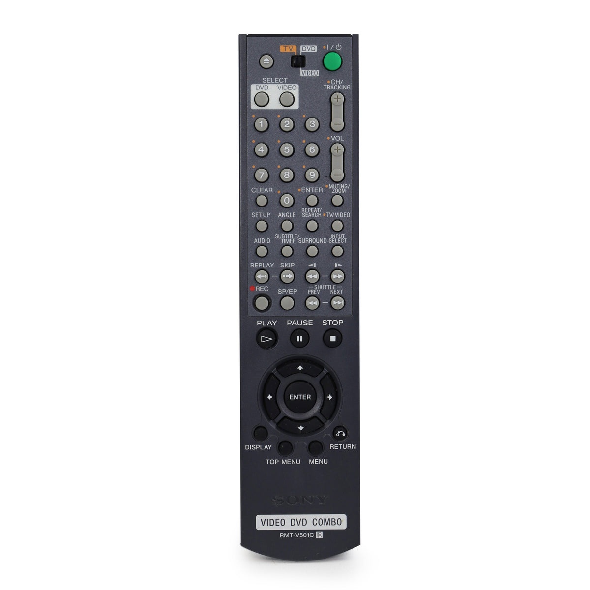 Sony RMT-V501C Remote Control for DVD VCR Combo Player SLV-D201P and M ...