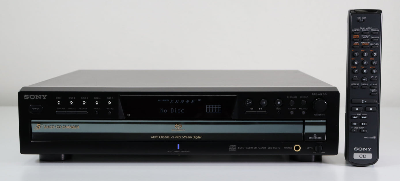 Sony SCD-CE775 5-Disc Carousel CD Player SACD High End Compact Disc Pl ...