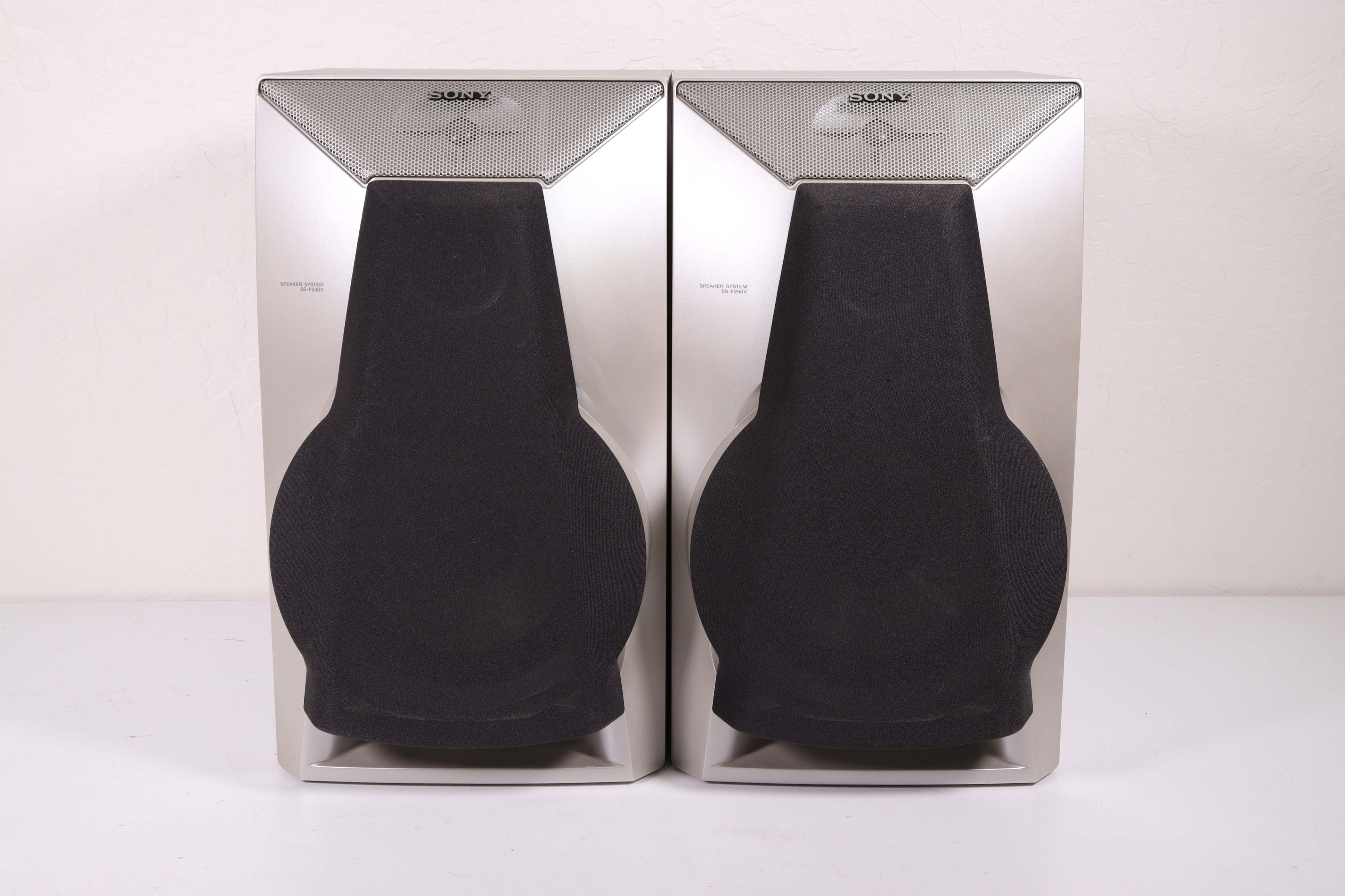 Sony SS-F250V Bookshelf Speaker Pair 3 Way — SpenCertified