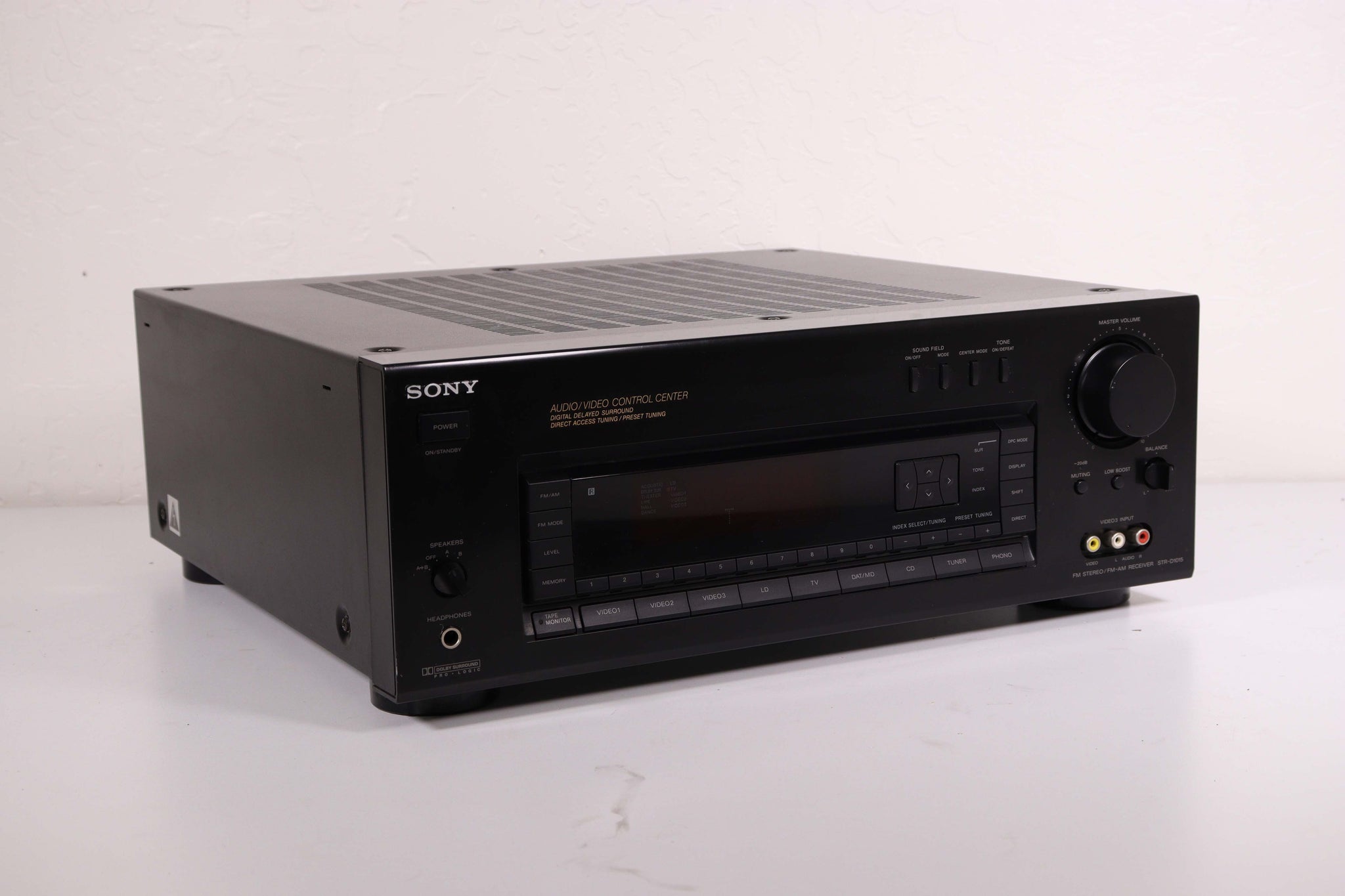 Sony STR-D1015 Stereo Receiver AM FM Tuner 120 Watts Per Channel Made
