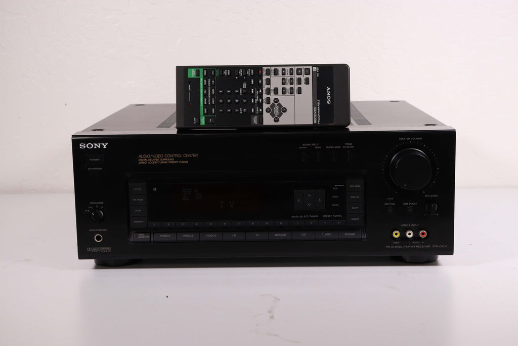 Sony STR-D1015 Stereo Receiver AM FM Tuner 120 Watts Per Channel Made