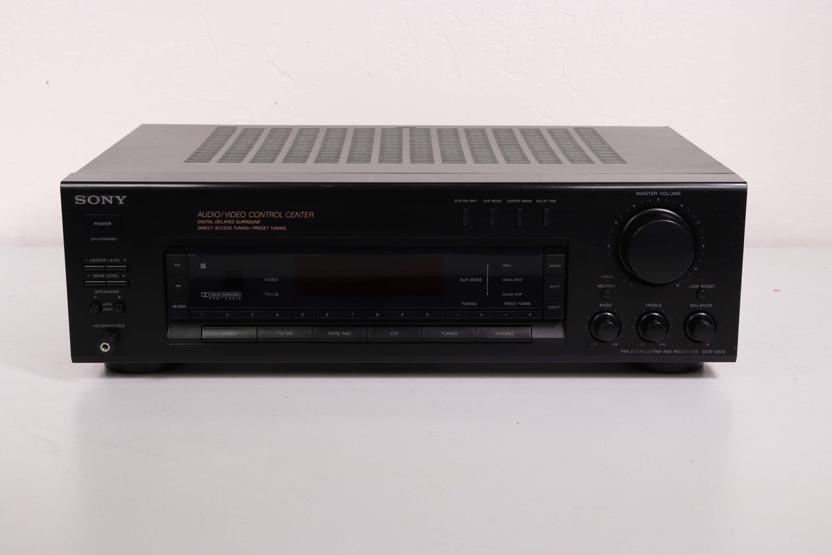 Sony STR-D515 FM/Stereo FM-AM Receiver Amplifier Phono System 70 Watts ...